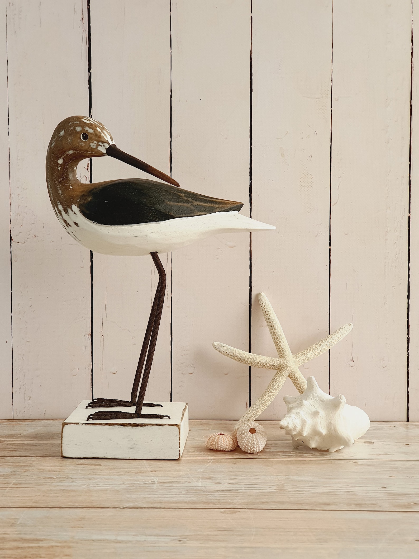 Wooden Sea Wading Bird SANDPIPER Ornament Hand Carved Figure - Etsy