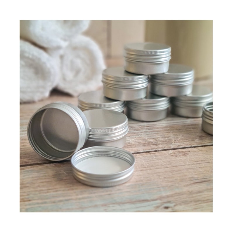 Small Round Metal Storage Tins 15ml / Travel Tins / Refillable - Etsy