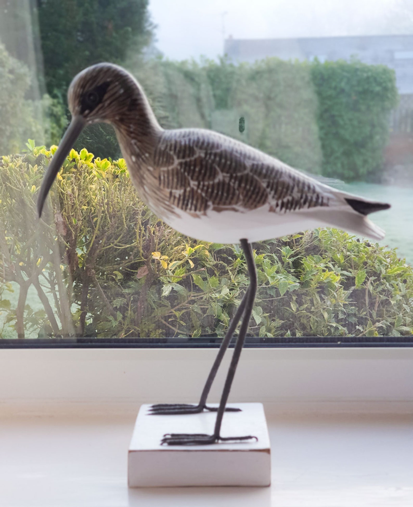 Wooden Sea Wading Bird CURLEW Ornament Hand Carved Figure - Etsy
