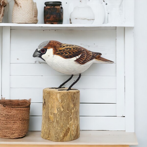 Sparrow Sculpture - Etsy