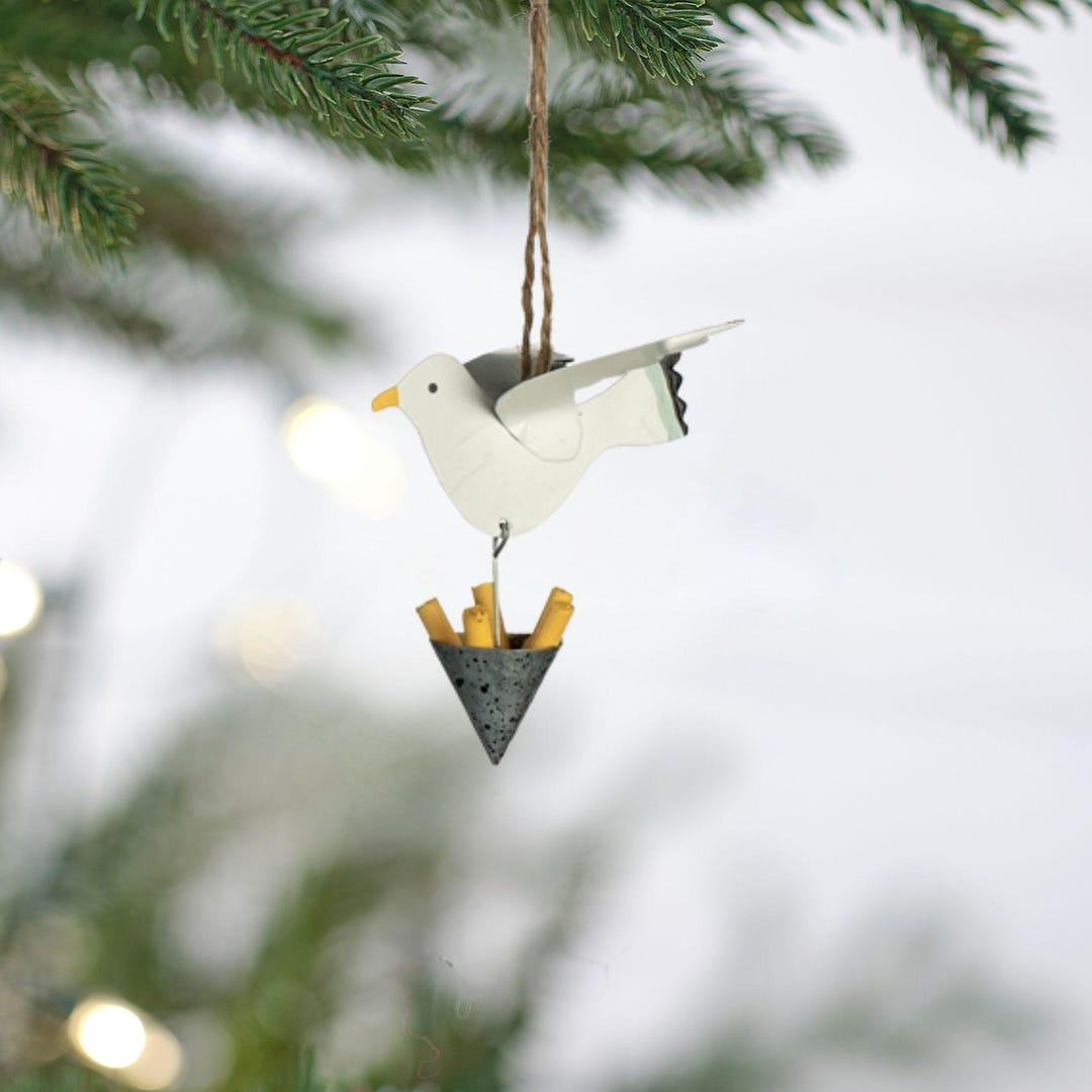Seagull Stealing Chips by Shoeless Joe / Seagull Chips Snatcher Hanging ...