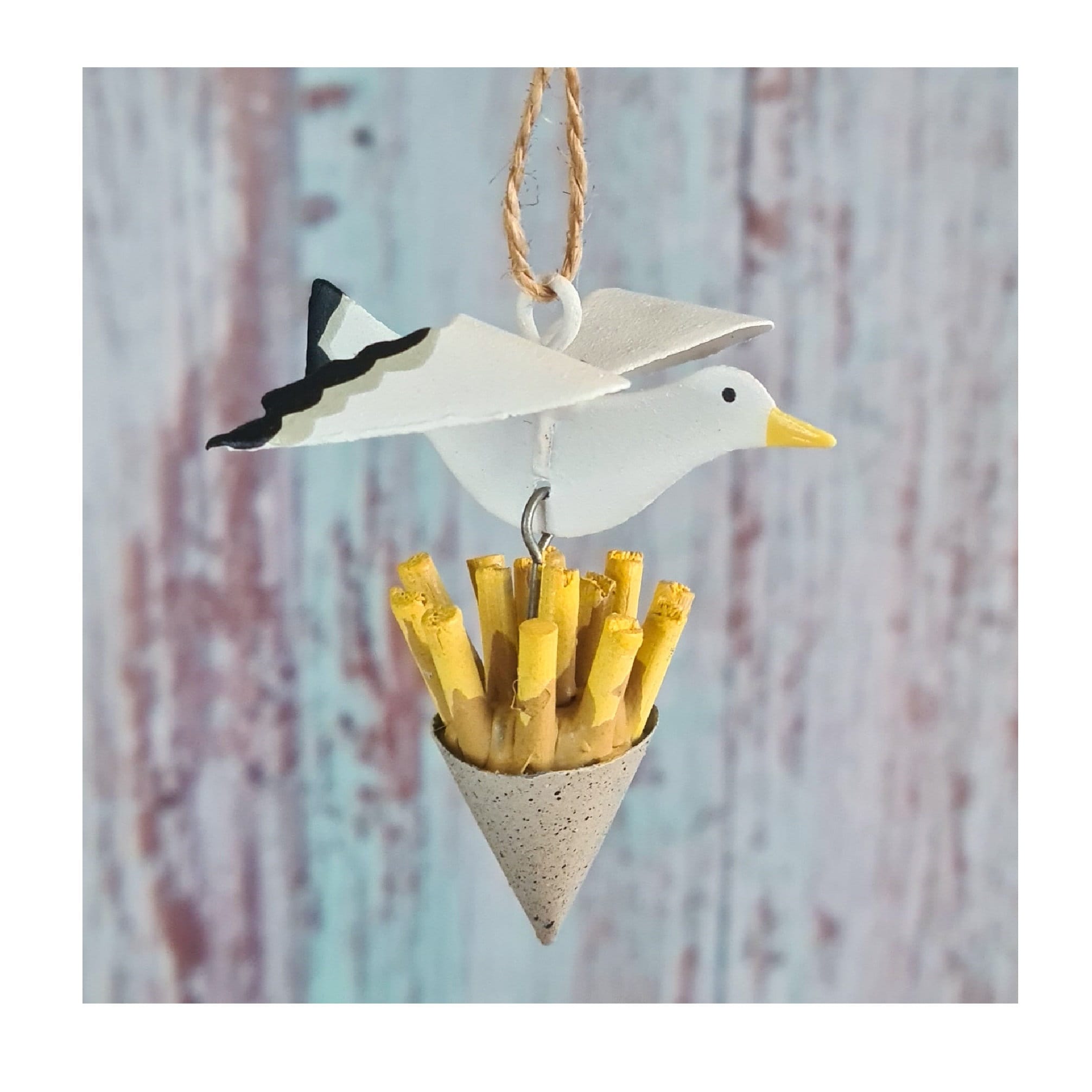 Seagull Stealing Chips by Shoeless Joe / Seagull Chips - Etsy UK