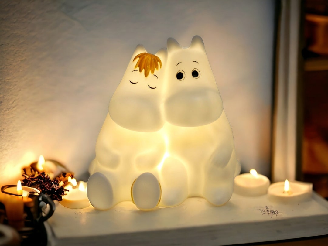 Moomin and Snorkmaiden Character LED Lamp With USB Port Quirky ...