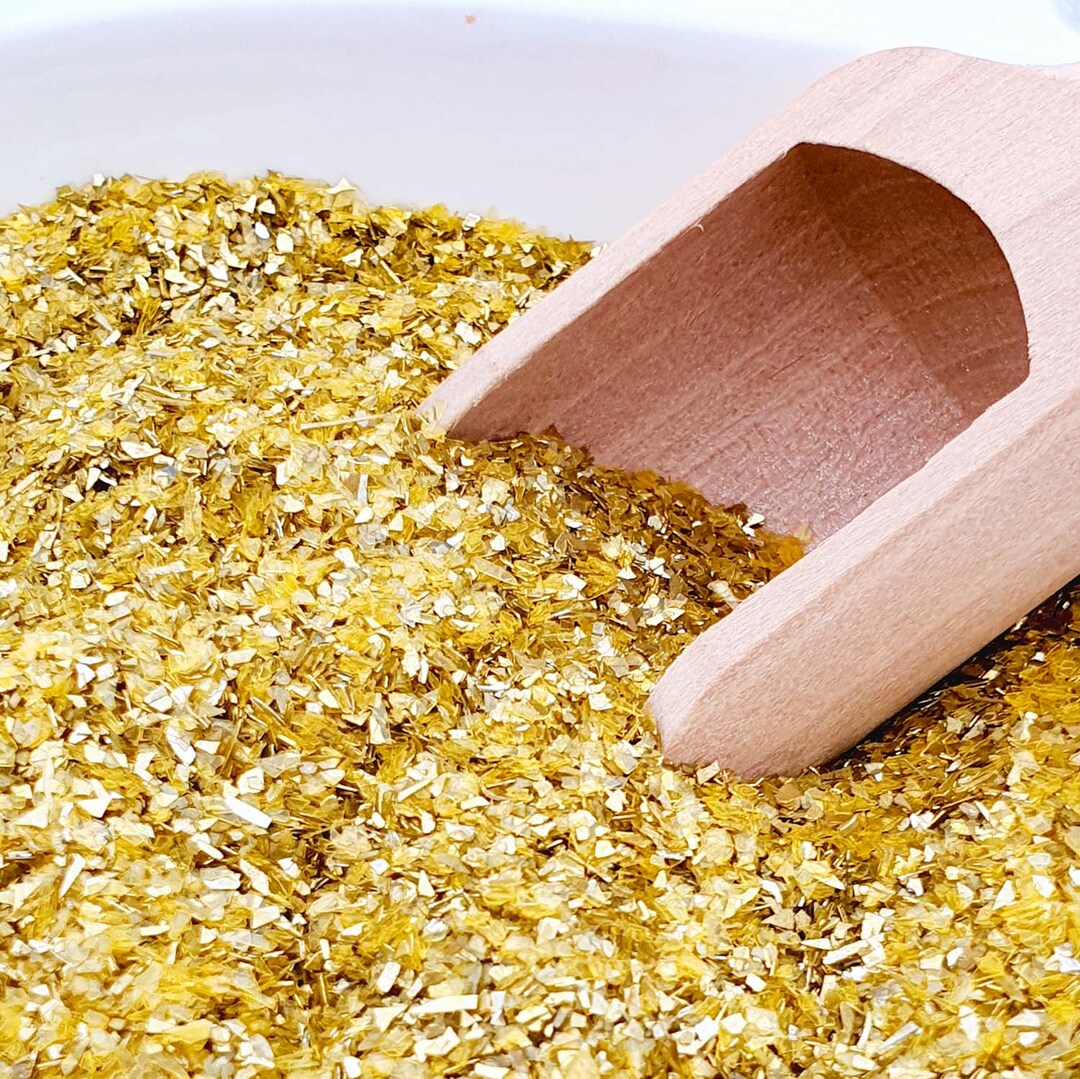 Gold Finely Crushed Fine Grain German Glass Glitter, Jewellery / Resin ...