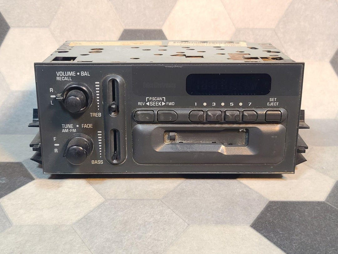 95-00 GM Chevy Silverado Sierra AC Delco Radio Cassette 16194545 ...