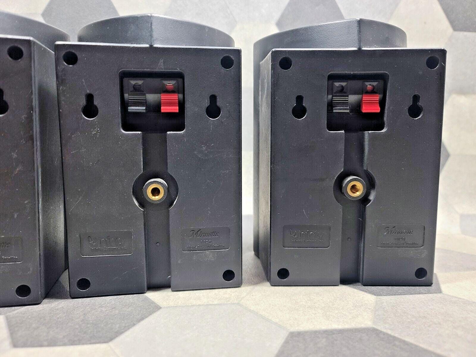 Three Infinity Minuette MPS Satellite Speakers Black Surround Sound ...