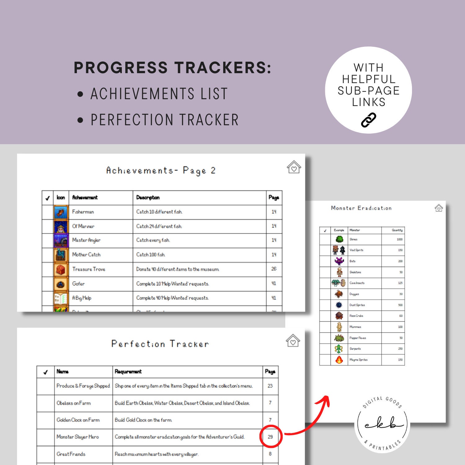 Stardew Valley Game Perfection Tracker Seasons Calendar - Etsy Canada