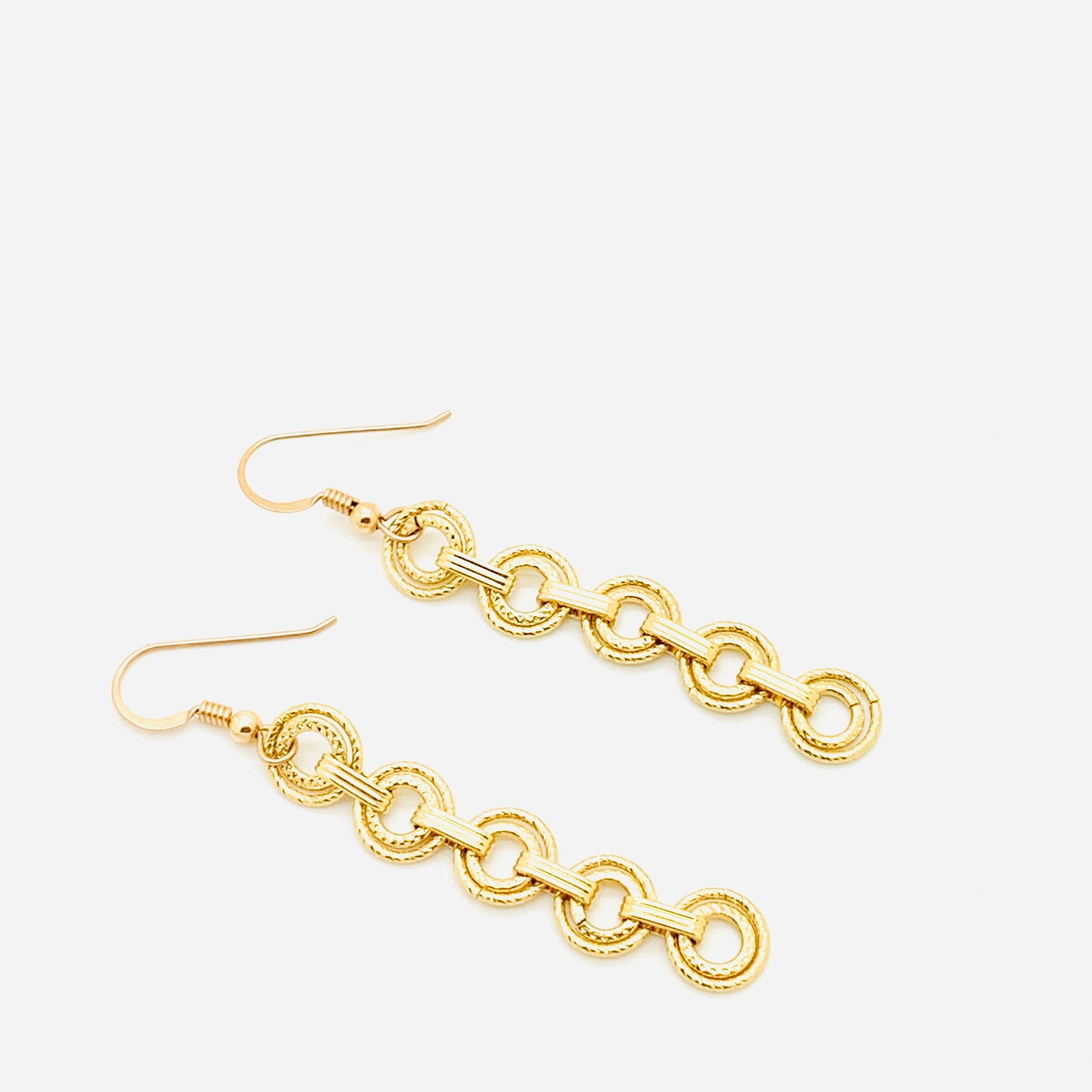 Gold Statements,gold Earrings,gold Chain,earrings for Work,earrings for ...