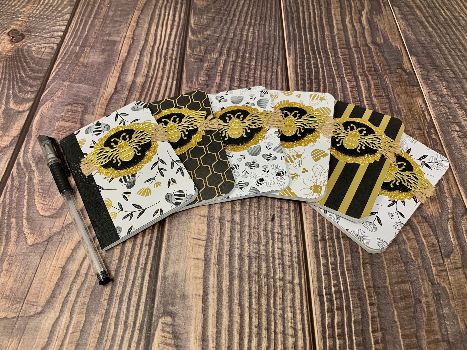Set of 6 Bee Notepads Mini Notepads Note Pads Purse | Etsy
