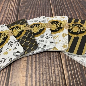 Set of 6 Bee Notepads, Mini Notepads, Note Pads, Purse Notepads, Mini ...