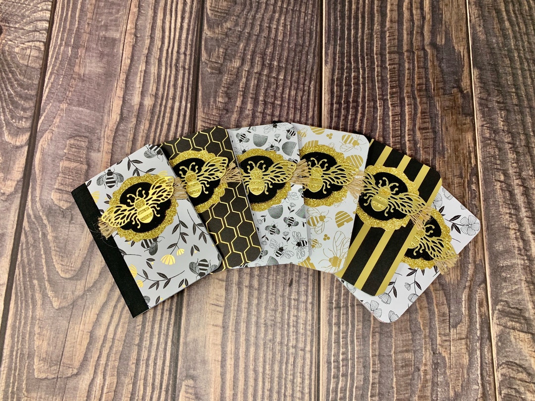 Set of 6 Bee Notepads, Mini Notepads, Note Pads, Purse Notepads, Mini ...