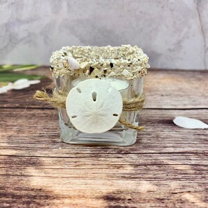 Set of Three Beach Tealight Holders, Home Decor, Beach Home Decor ...