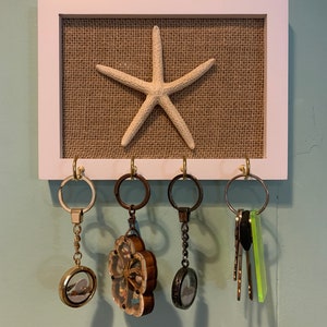 Key Chain Frame, Key Chain Hanger, Ocean Key Chain Hanger, Beach Frame ...