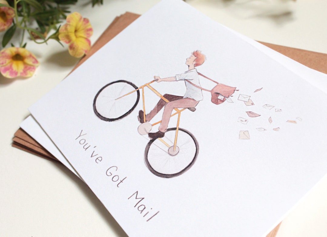 You've Got Mail Notecards - Set of 4 Blank Cards - Etsy