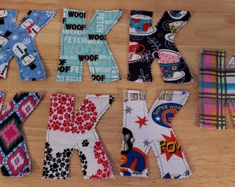 Fabric Letter S Letter S Learning Letters Learning to | Etsy