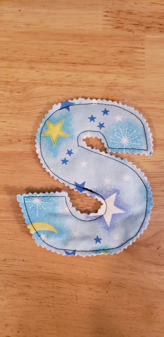 Fabric Letter S Letter S Learning Letters Learning to | Etsy