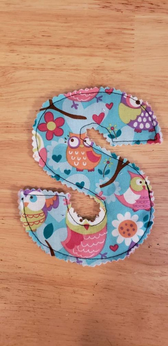 Fabric Letter S Letter S Learning Letters Learning to | Etsy