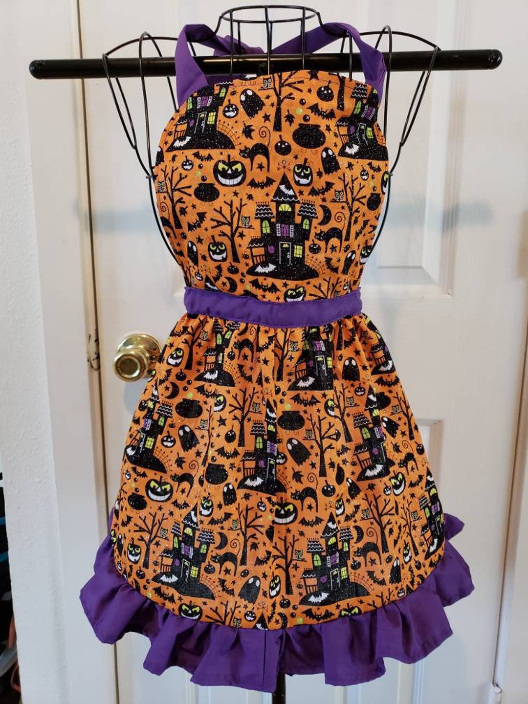 Halloween Kids Apron, Halloween Apron, Kids Apron, Play Apron, Kitchen ...