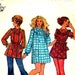 Vintage 1970s Simplicity 9754 Misses Smock Sewing Pattern, Boho/hippie ...
