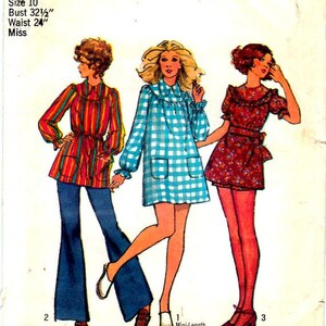 Vintage 1970s Simplicity 9754 Misses Smock Sewing Pattern - Etsy