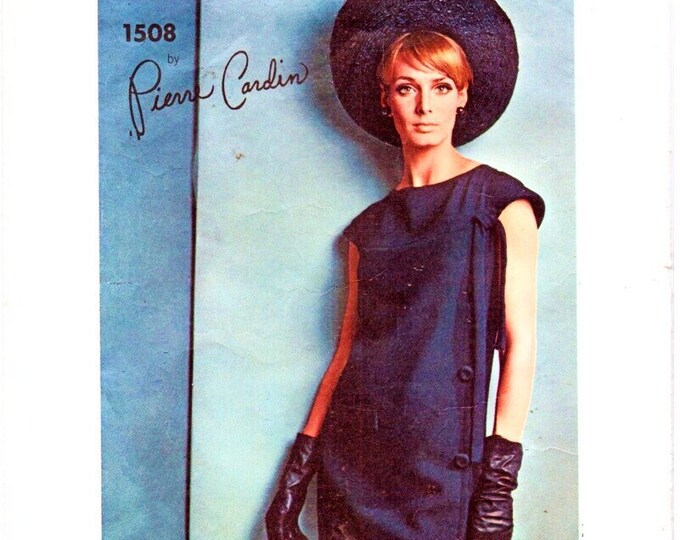Sewing Pattern Vintage 1960s Vogue Paris Original 1508 Designer Pierre ...