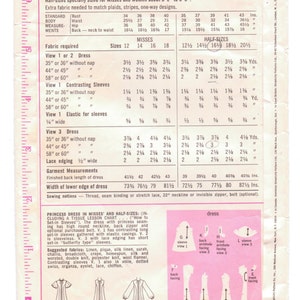 Vintage 1970s Mod Sewing Pattern Simplicity 9850 Princess Dress in ...