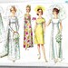 Vintage 1960s Simplicity 6352 Wedding Dress With Bridesmaid Wiggle ...