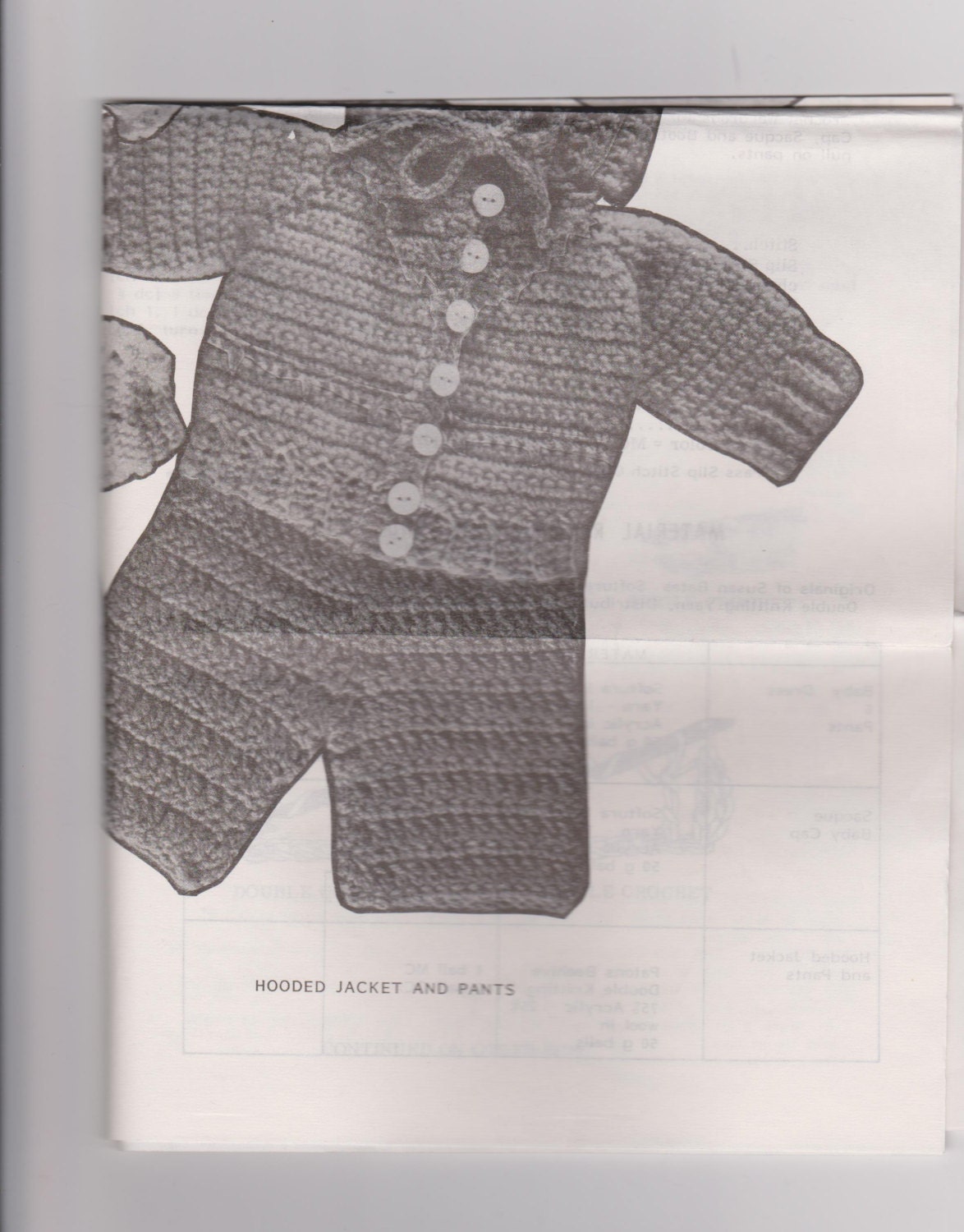 Vintage 1980s Crochet Pattern for 18 Inch Doll Includes Directions for ...