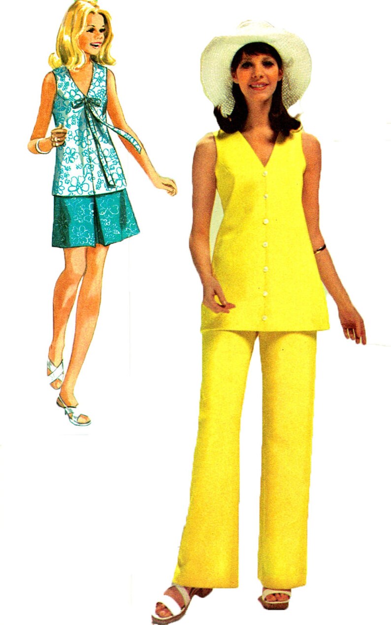 Simplicity 8830 Vintage 1970s Misses' Super-jiffy Mini--skirt ...