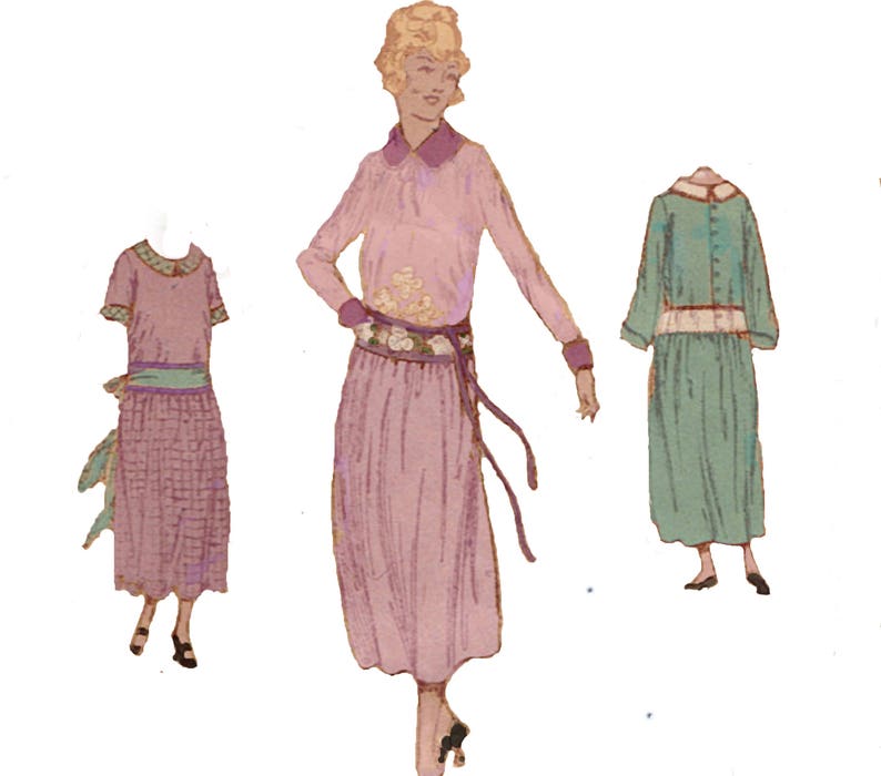 Butterick 3188 Vintage Roaring 20s Sewing Pattern Drop Waist - Etsy