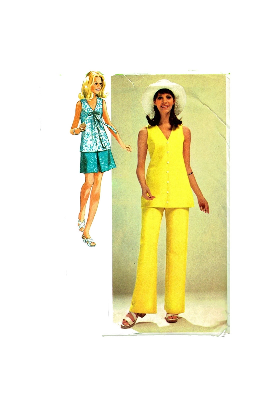 Simplicity 8830 Vintage 1970s Misses' Super-jiffy Mini--skirt ...