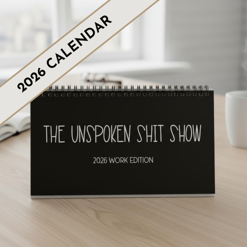 Funny Desk Calendar - Etsy UK