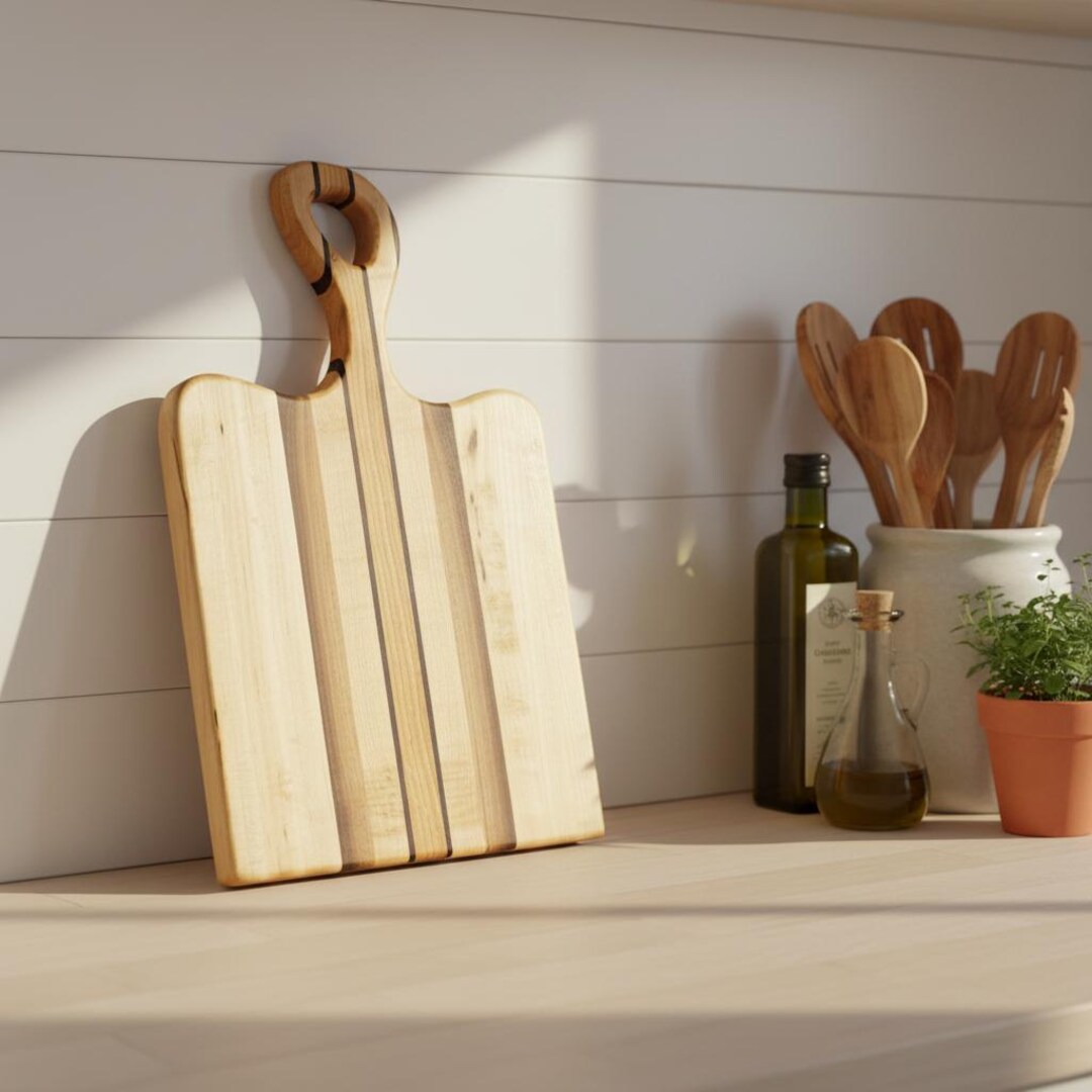 Rustic Kitchen Natural Wood Cutting Board (#411) - Etsy