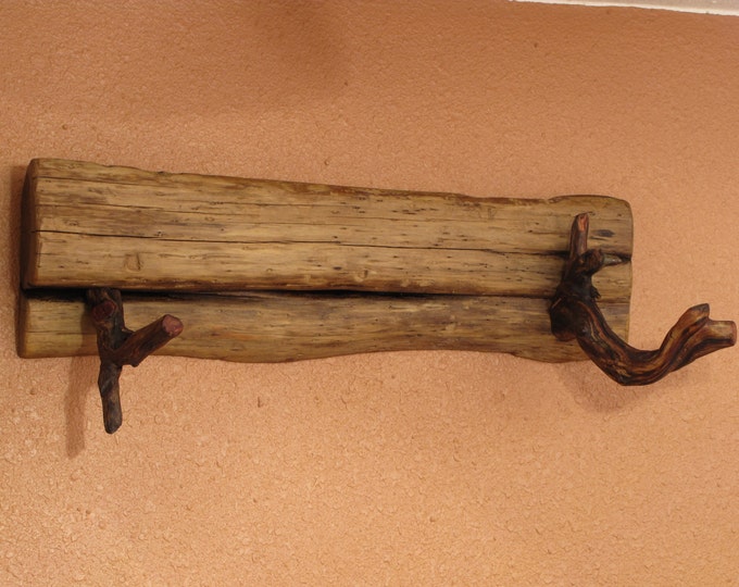 Rustic Wood Gun Rack - Cedar Driftwood Live Edge Wooden Gun Holder - Etsy
