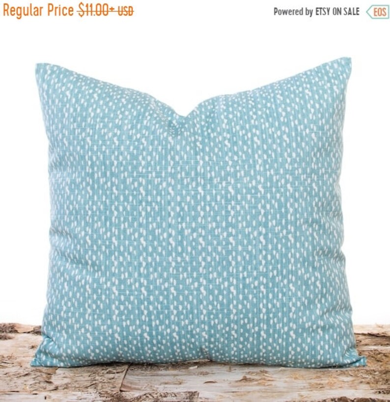 SALE ENDS SOON Riverbed Light Blue Pillows Blue Decorative - Etsy
