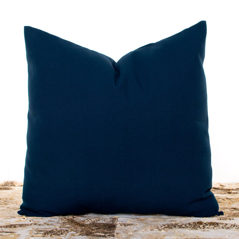 Navy Pillow - Etsy
