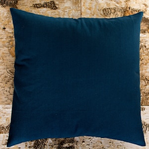 Solid Navy Throw Pillow, Navy Decorative Pillow, Navy Pillowcase, Navy ...
