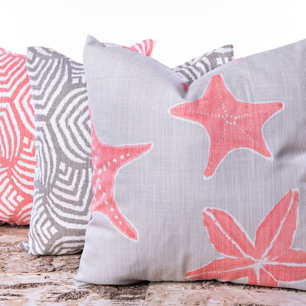 Coral Pillow Covers - Etsy