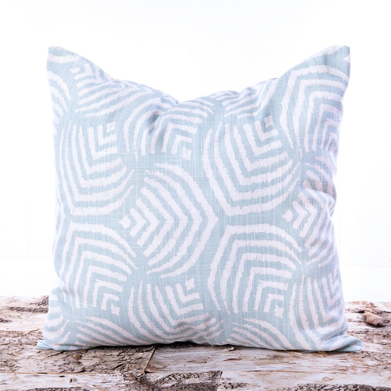 Light Blue Pillow - Etsy