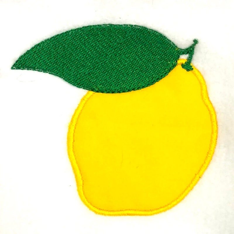 Lemon Applique - Etsy