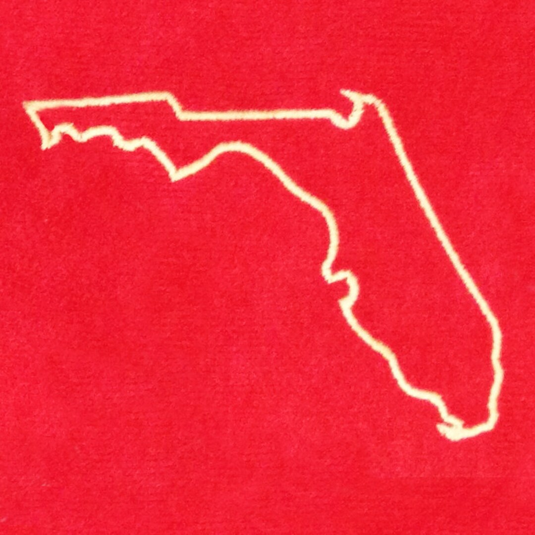 Florida State Appliqué and Embroidery Design. U.S. State Appliqué and ...