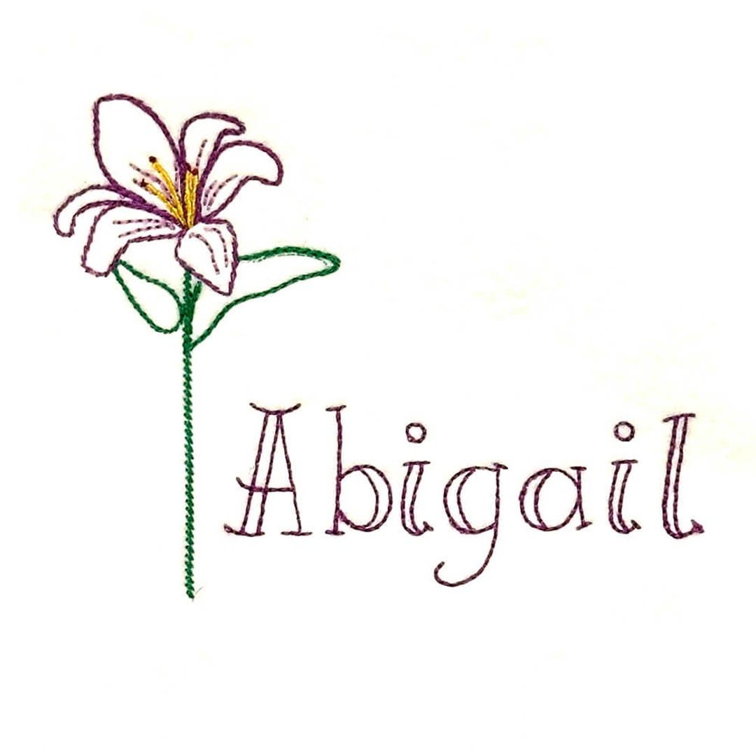 Daylily Sketch Embroidery Design - DIGITAL Machine Embroidery Design - Etsy