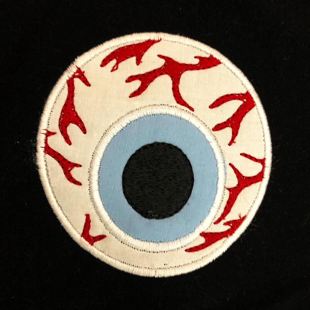Creepy Eyeball DIGITAL Machine Embroidery Appliqué Design. Stitch This ...