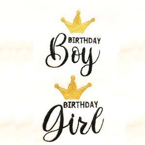 Happy Birthday DIGITAL Machine Embroidery and Appliqué Design Set to ...
