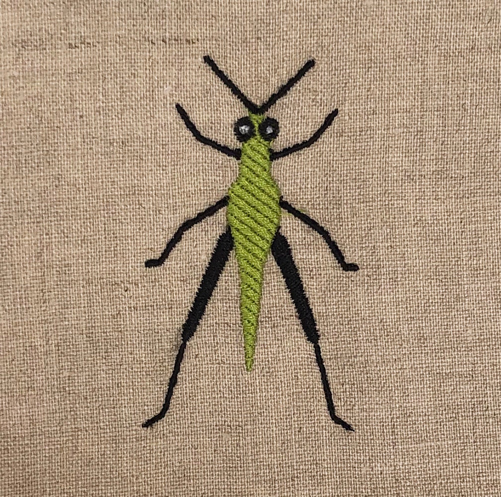 Modern Insects DIGITAL Machine Embroidery Design Set. Nine Different ...