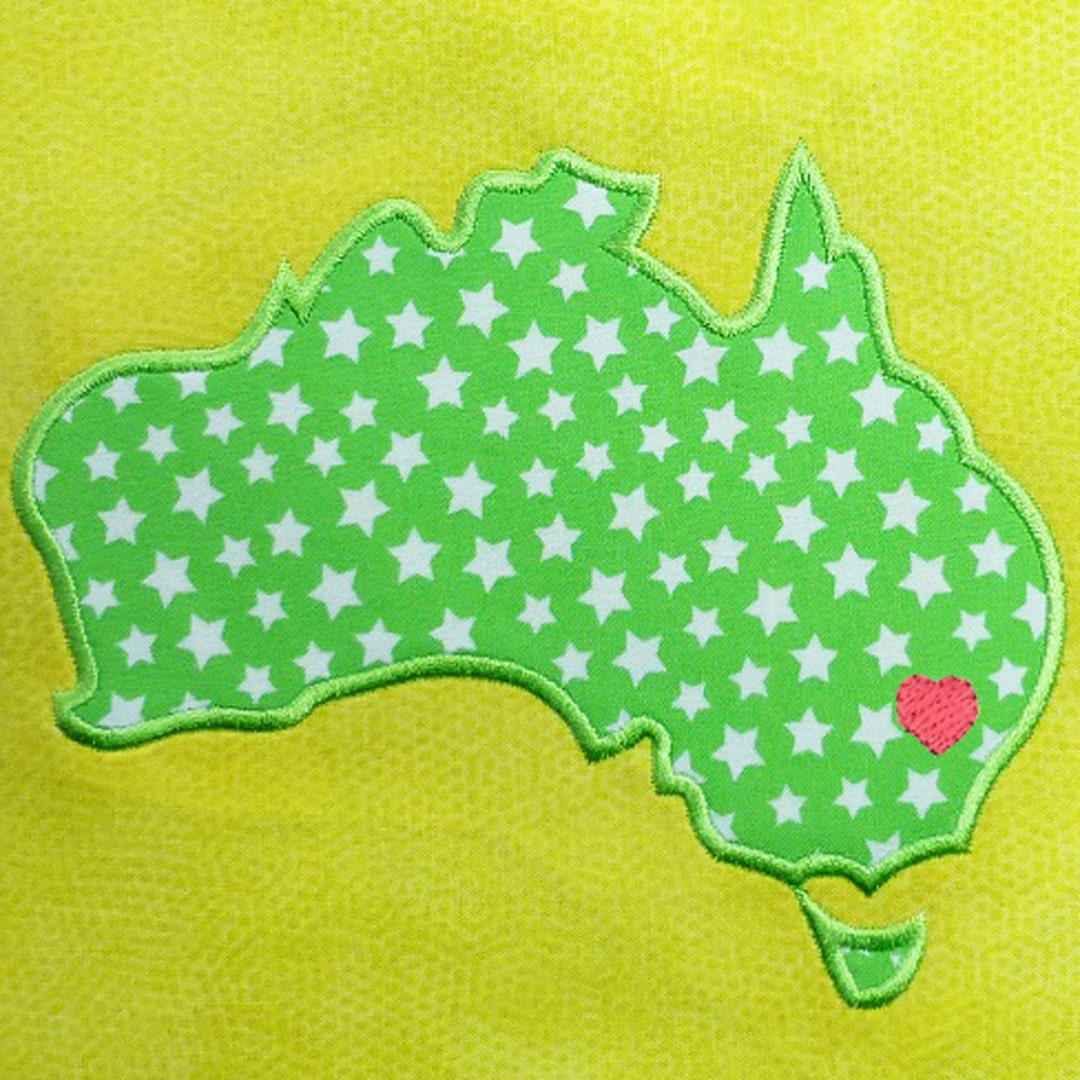 Australia Machine Embroidery and Appliqué Designs in Several Sizes and ...
