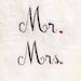 Cursive, Modern Mr and Mrs Machine Embroidery Designs for Newlyweds ...
