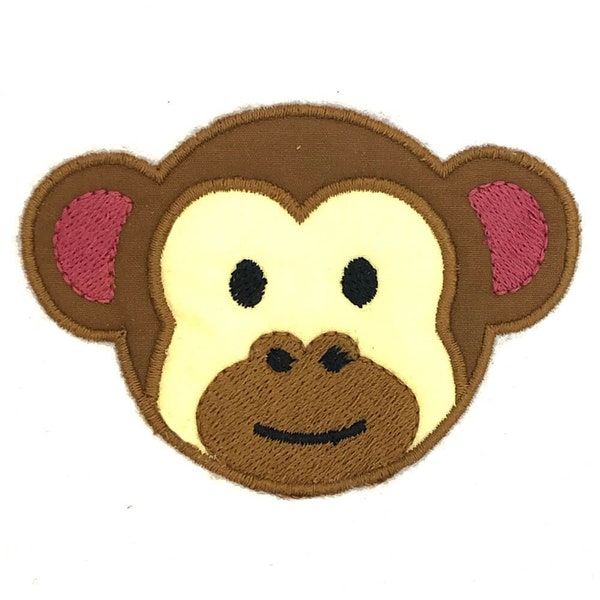 Monkey Applique - Etsy