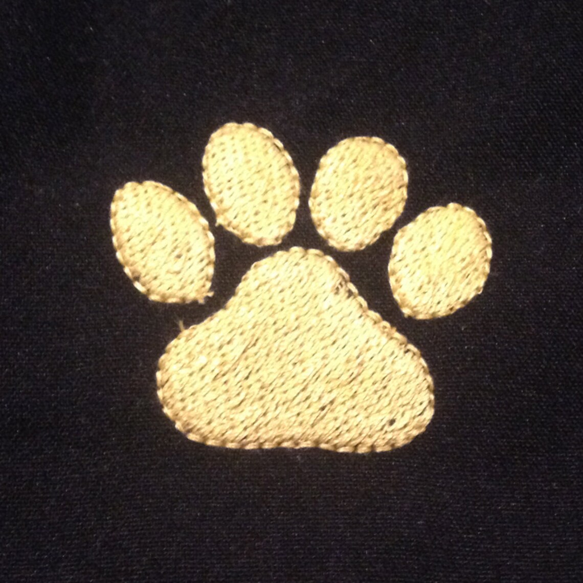 Eight Different Versions of a Paw Print Applique and - Etsy