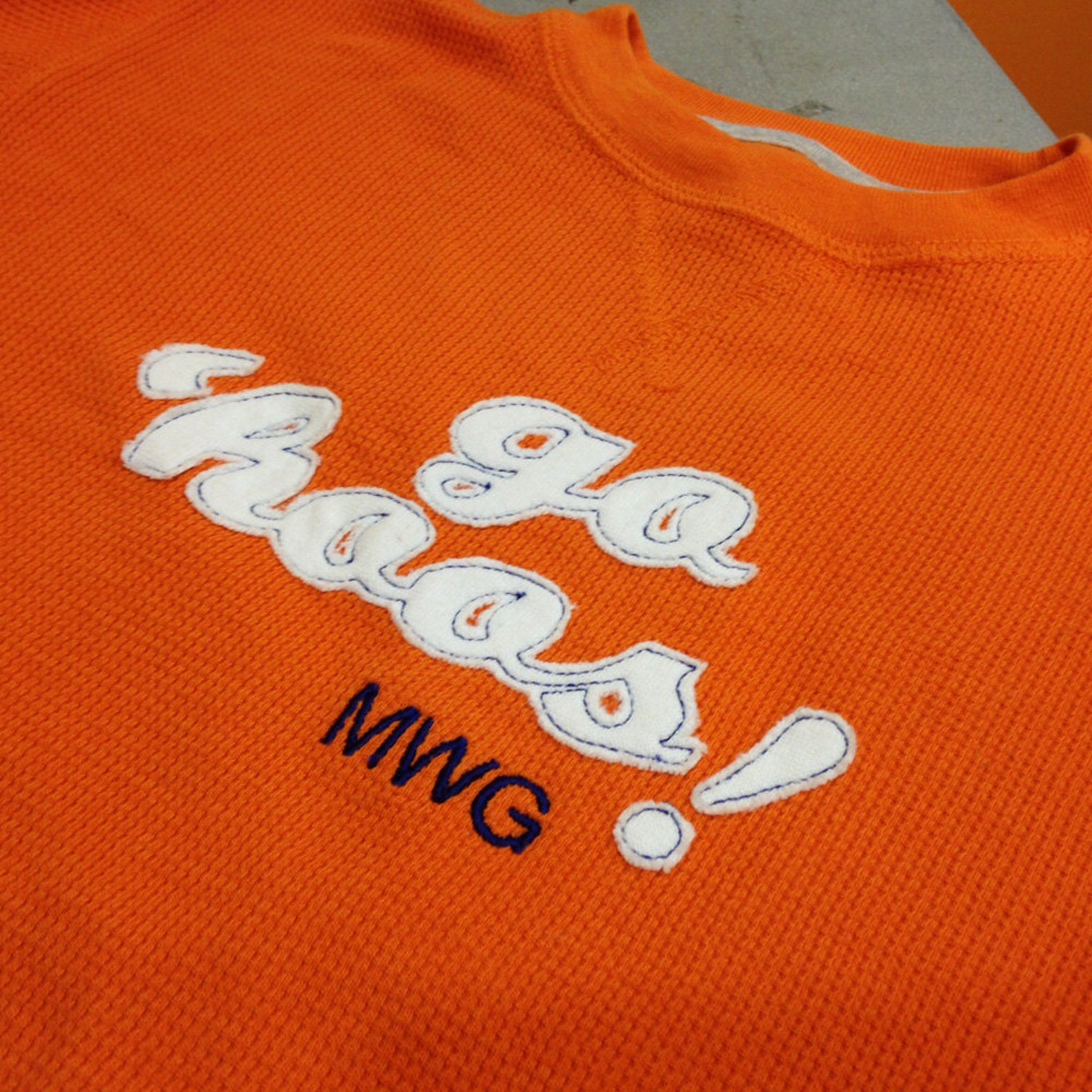 Go Hoos UVA university of Virginia Cheer Raw Edge Machine - Etsy